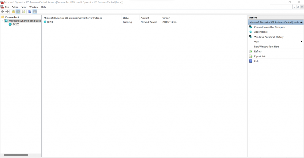 Environment setup for Business Central