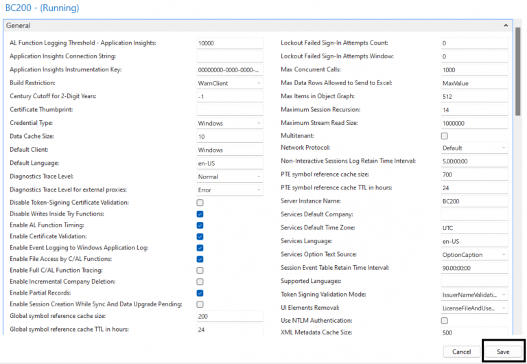 Environment setup for Business Central