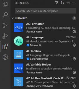 Environment setup for Business Central