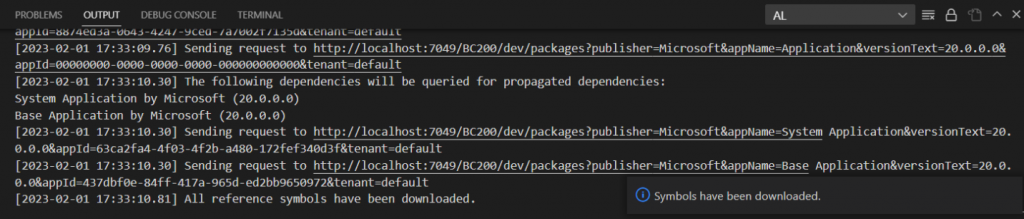 Environment setup for Business Central