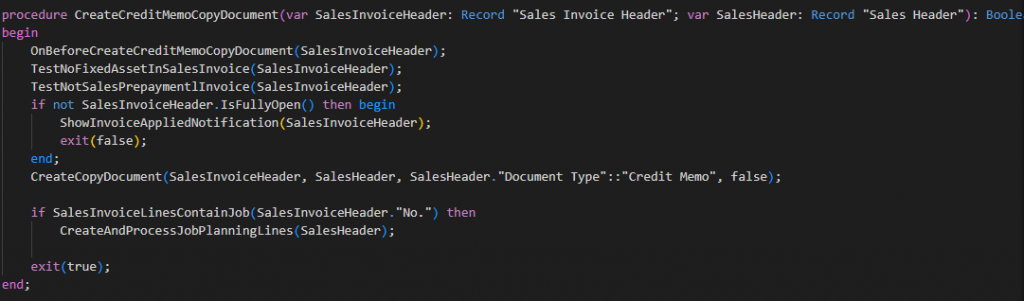 Subscribing to Events in Business Central using A/L