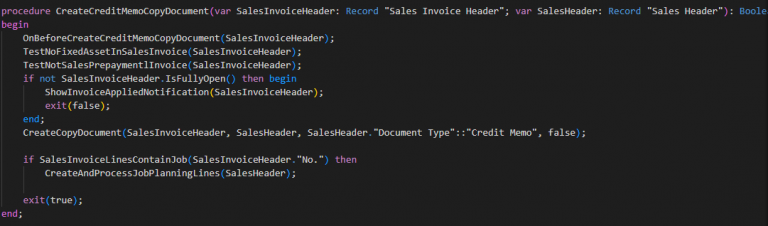 Subscribing to Events in Business Central using A/L