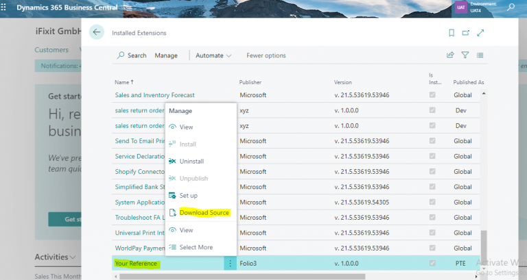 Create .App file(Extension) from .Zip file(Extension) in Business Central